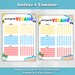 Spanish Summer Routine Chart Rutina De Verano Para Niños Imprimible ...