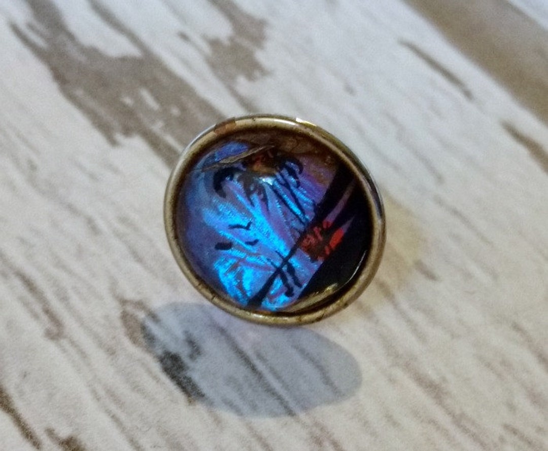 Butterfly Wing Pin - Butterfly Brooch - Tropical Pin - Tack Pin - Lapel ...