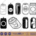 Beer Can SVG, Beer Can Vector, Silhouette, Cricut File, Clipart ...