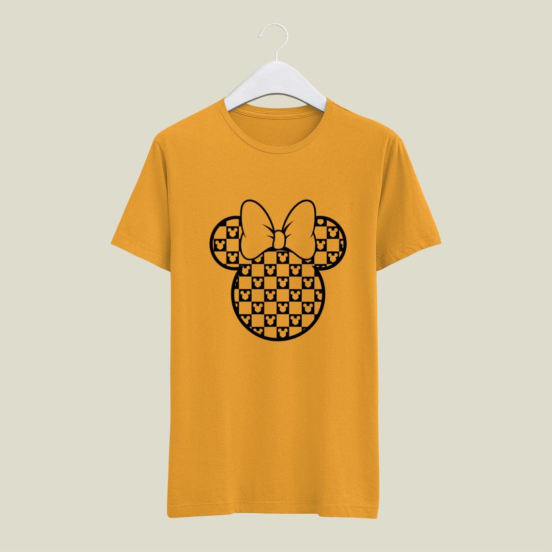 Checkered Mickey SVG, Checkered Mickey Vector, Checkered Minnie ...