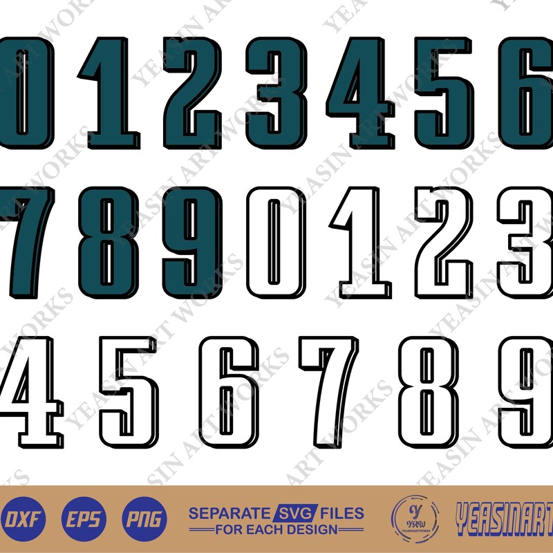 Philadelphia Eagles Font - Etsy
