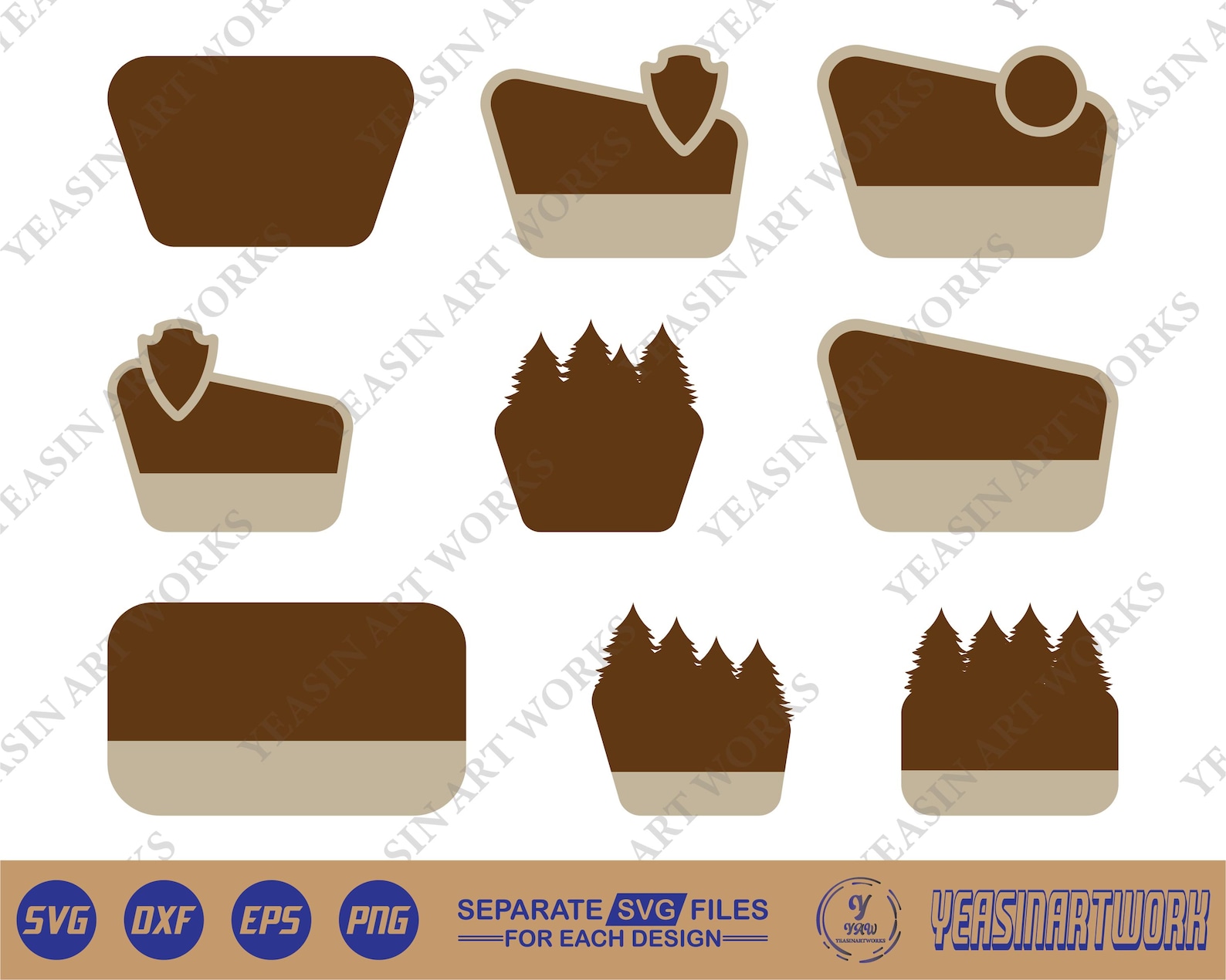 Customizable National Park Sign SVG Vector Clipart (digital Files) - Etsy