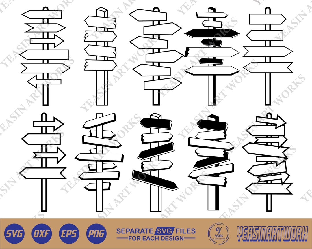 Destination Sign SVG, Destination Sign Vector, Silhouette, Cricut File ...