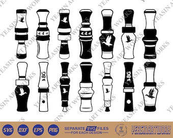 Duck Call SVG, Duck Call Vector, Silhouette, Cricut File, Clipart ...