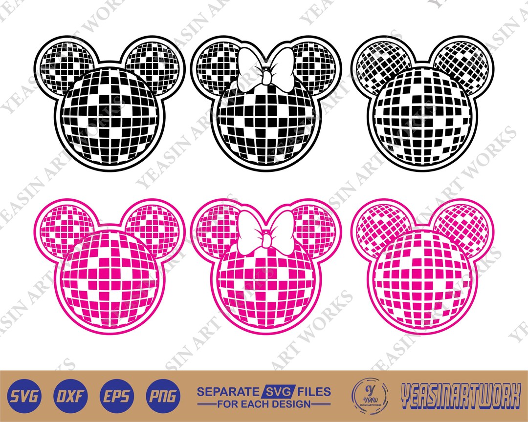 Mickey Music Band SVG, Mickey Music Band Vector, Silhouette, Cricut ...