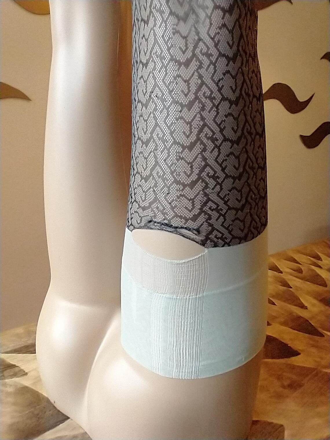 Vintage 1940s Nylon Stockings – Sheer Gray Knit, Distressed Costume - Etsy