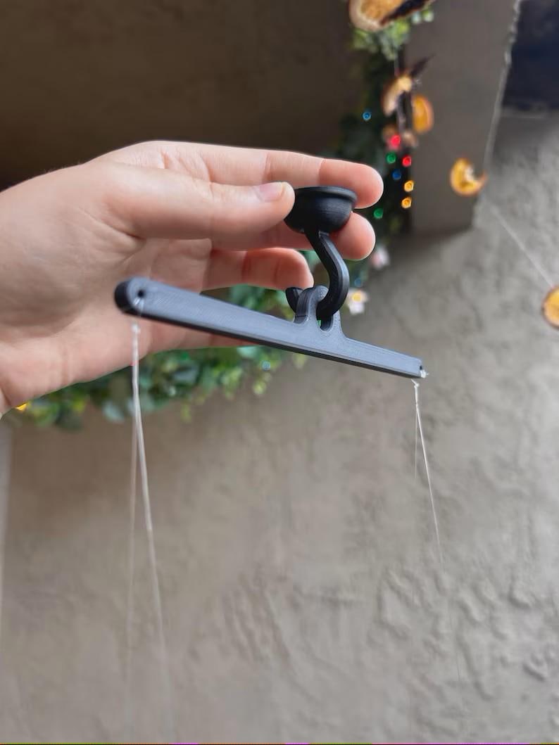 Flying Black Cat – Floating Hanging Mobile - Etsy
