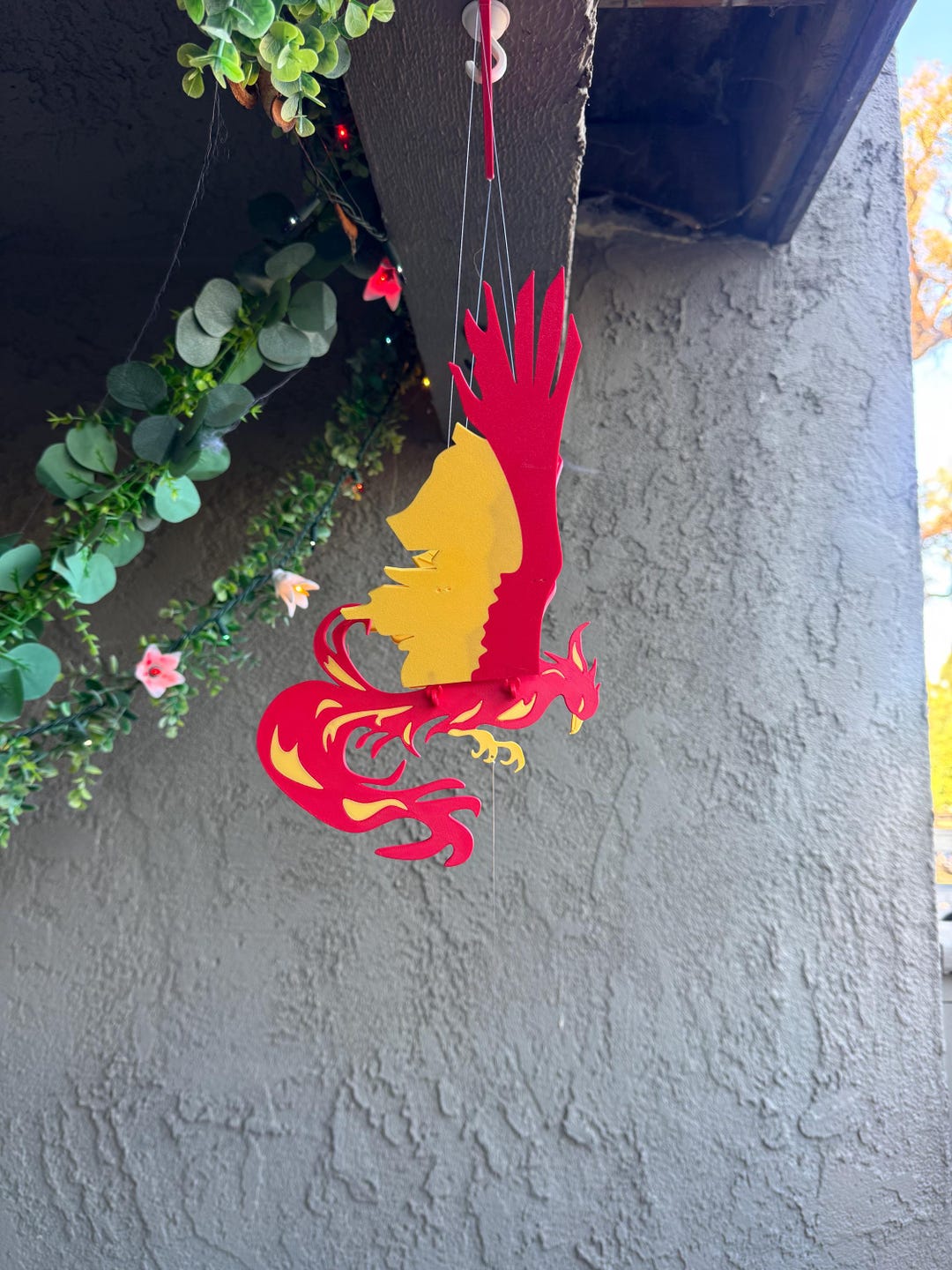Flying Phoenix – Floating Hanging Mobile - Etsy