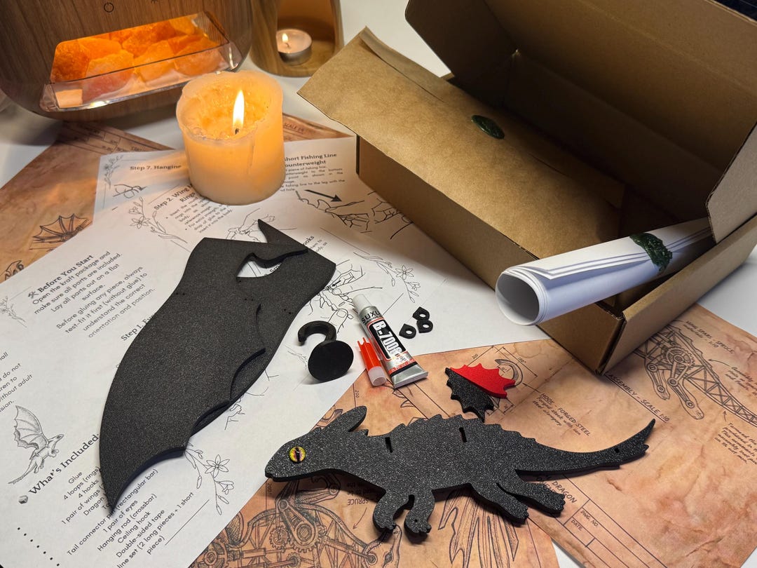 DIY Flying Dragon Kit – Build Your Own Magical Flying Creature - Etsy