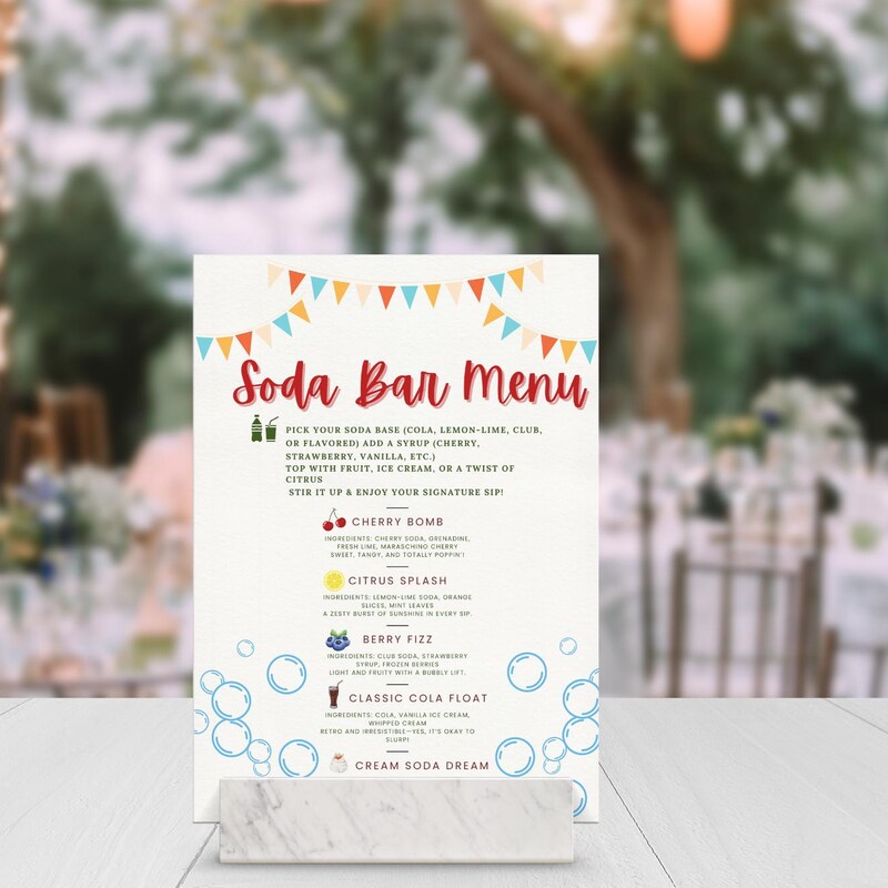 Teacher Soda Bar Printable - Etsy
