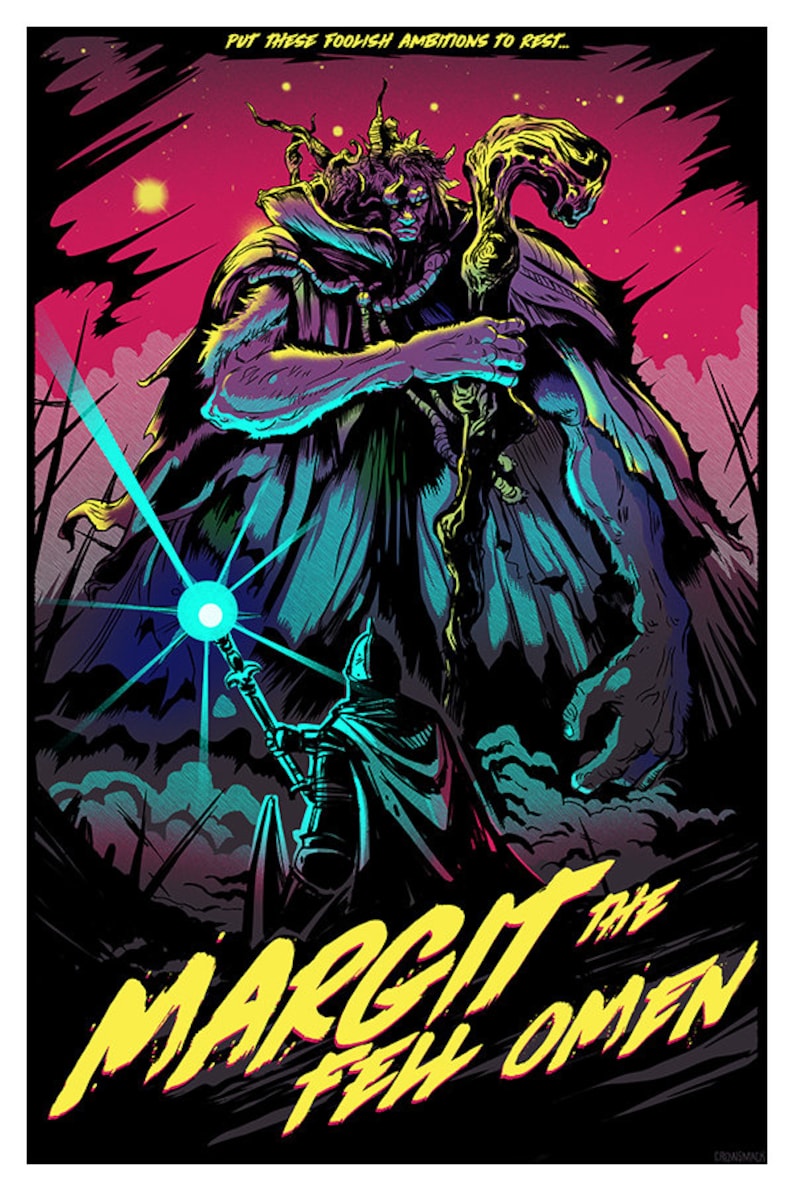 MARGIT the FELL OMEN I Video Game Poster Travel Poster - Etsy