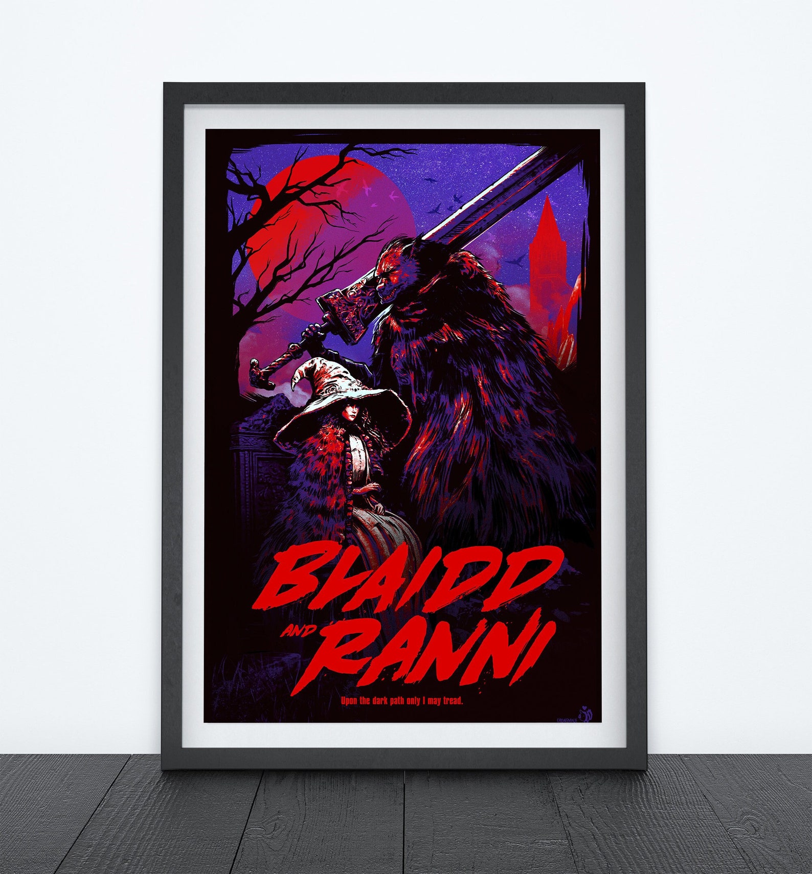 BLAIDD AND RANNI Video Game Poster, Travel Poster, Gaming Poster ...
