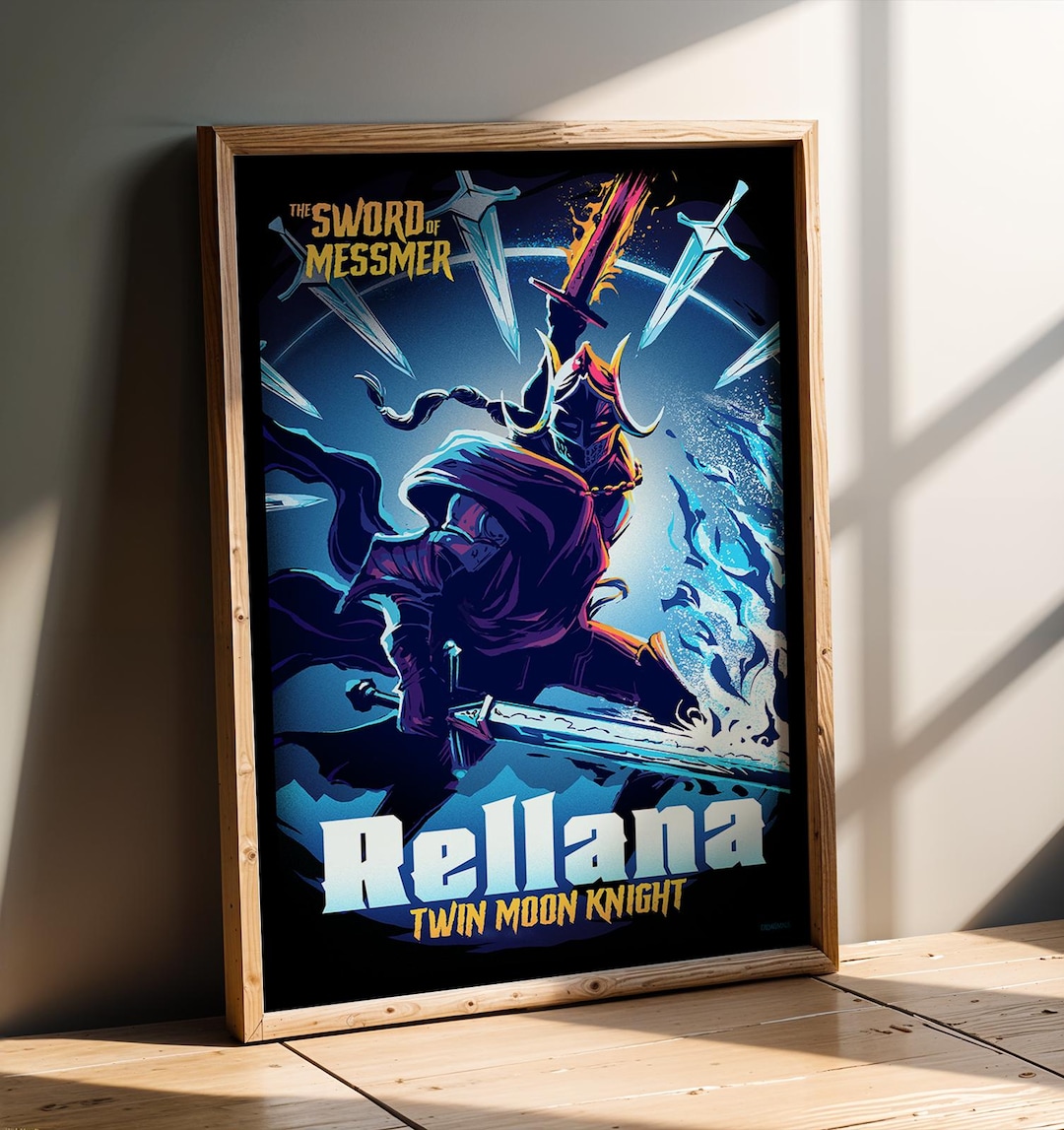 Rellana Twin Moon Knight Knight Poster | the Sword of Messmer Video ...