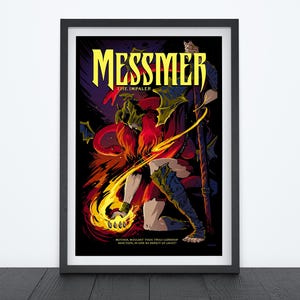 MESSMER the IMPALER Video Game Poster, Travel Poster, Gaming Poster ...