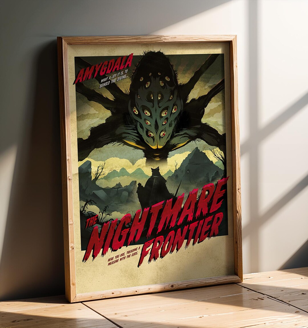 Soulsborne Nightmare Frontier Video Game Poster | Horror Art Print ...