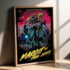 Margit the Fell Omen Video Game Poster | Soulsborne Art | Gaming Room ...