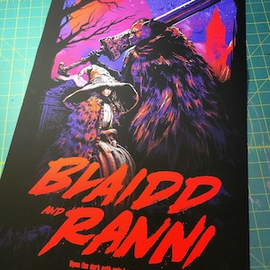 BLAIDD AND RANNI Video Game Poster, Travel Poster, Gaming Poster ...