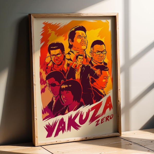Yakuza Game Posters - Etsy