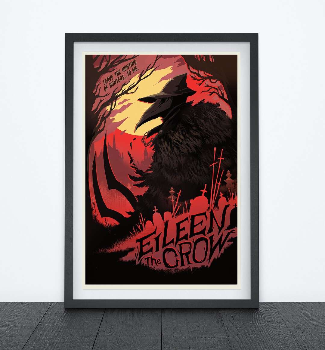 THE CROW, Video Game Poster, Gaming Prints, Digital Prints, Wall Art - Etsy
