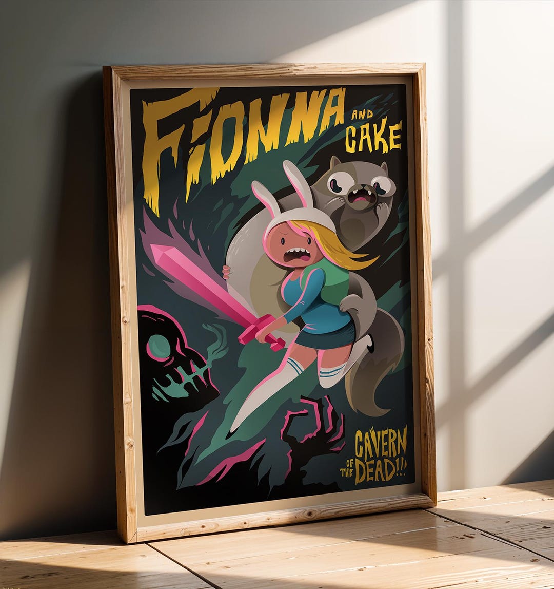 CAVERNS of the DEAD Art Poster | Original Fan Art Printed In-house ...