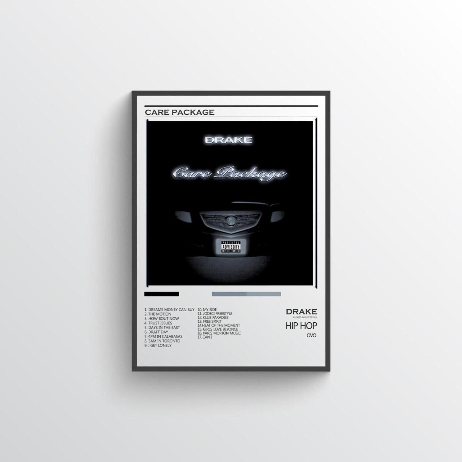 Drake Album Cover Poster, Vintage Drake Print, Music Cover Gift for Men ...