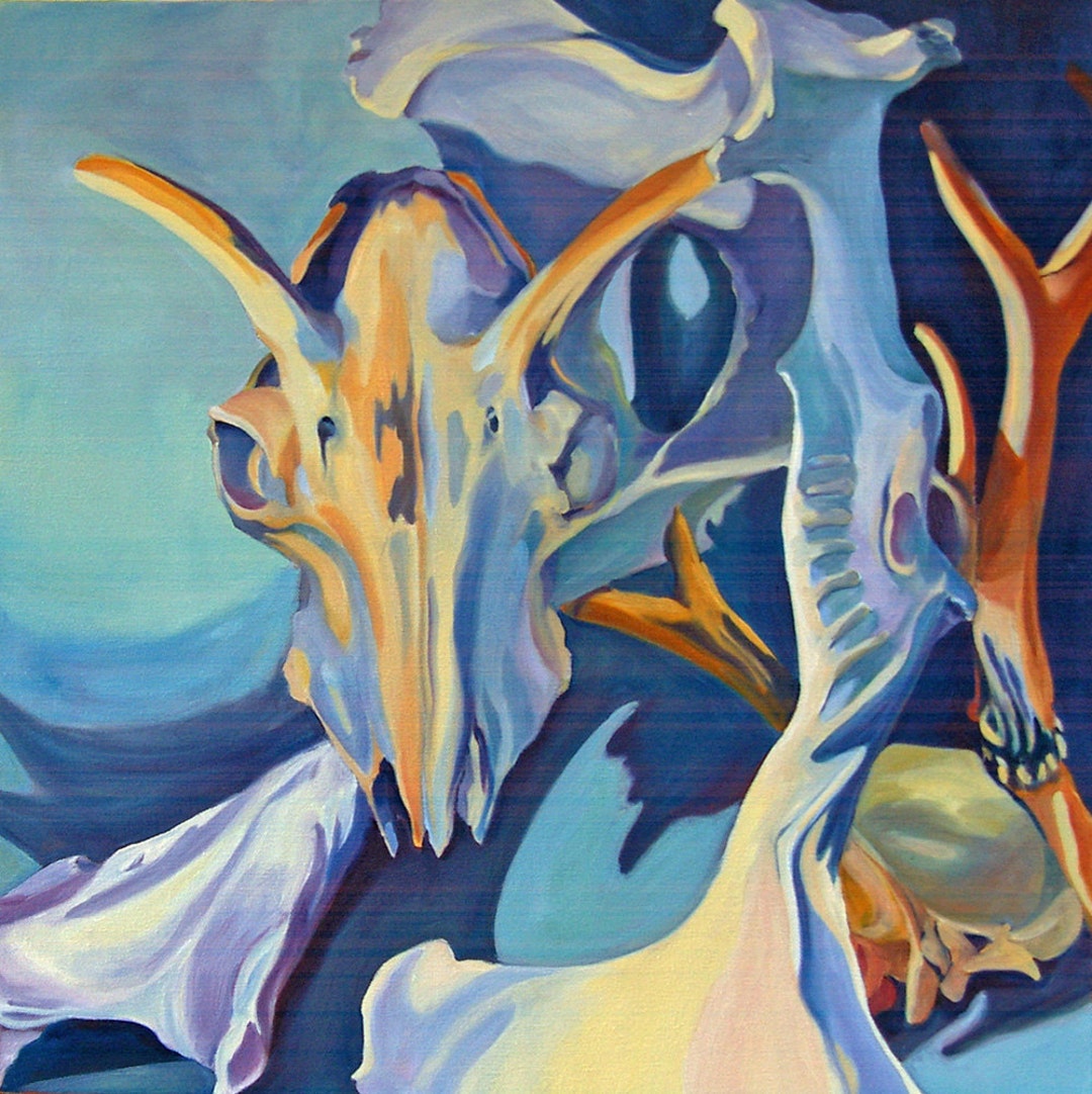 A Discovery of Bones Fine Art Original Oil Painting - Etsy