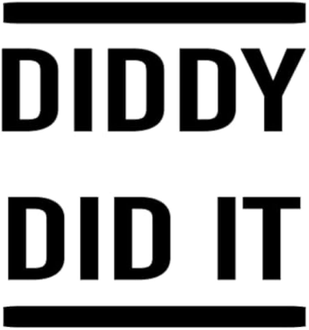 Diddy Did It Auto Decal - Etsy