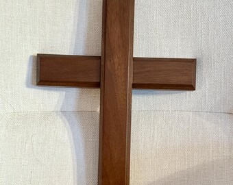 Solid Wood Cross - Etsy