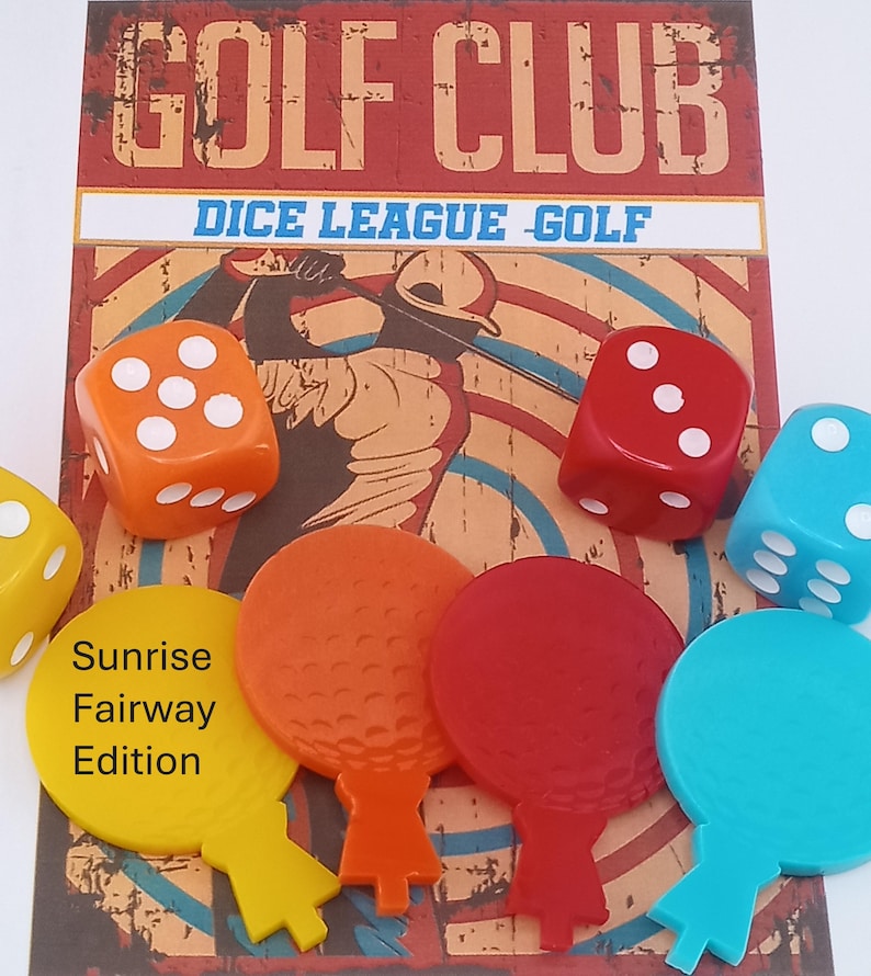 18 Hole Tabletop Dice Golf Game - New - the Dice League - Etsy