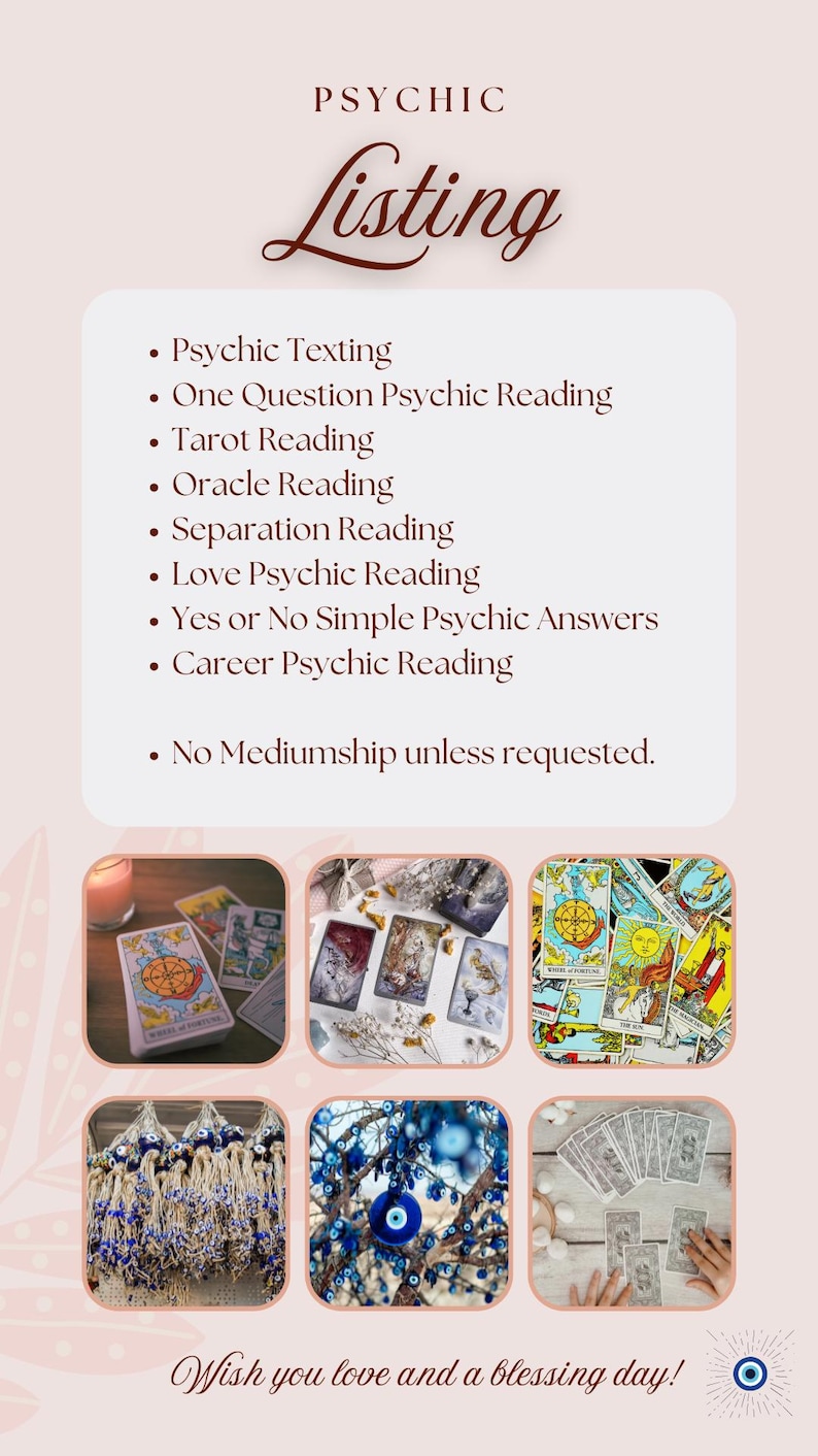 40-minute Texting Psychic Reading – Love, Career Guidance - Etsy