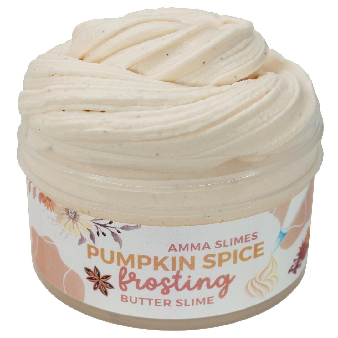 Pumpkin Spice Butter Slime: Amma Slimes Fall Sensory Toy - Etsy
