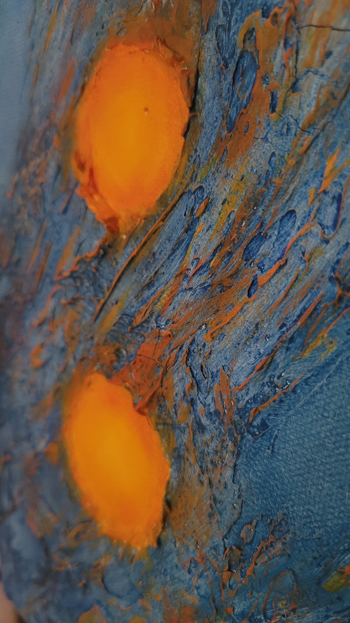 Stellar Original 30in X 24in, Oil and Plaster Painting on Canvas - Etsy