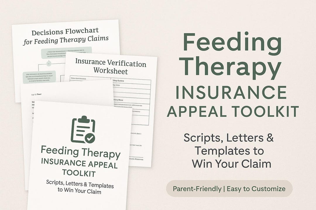 The Feeding Therapy Insurance Appeal Toolkit for Parents - Etsy
