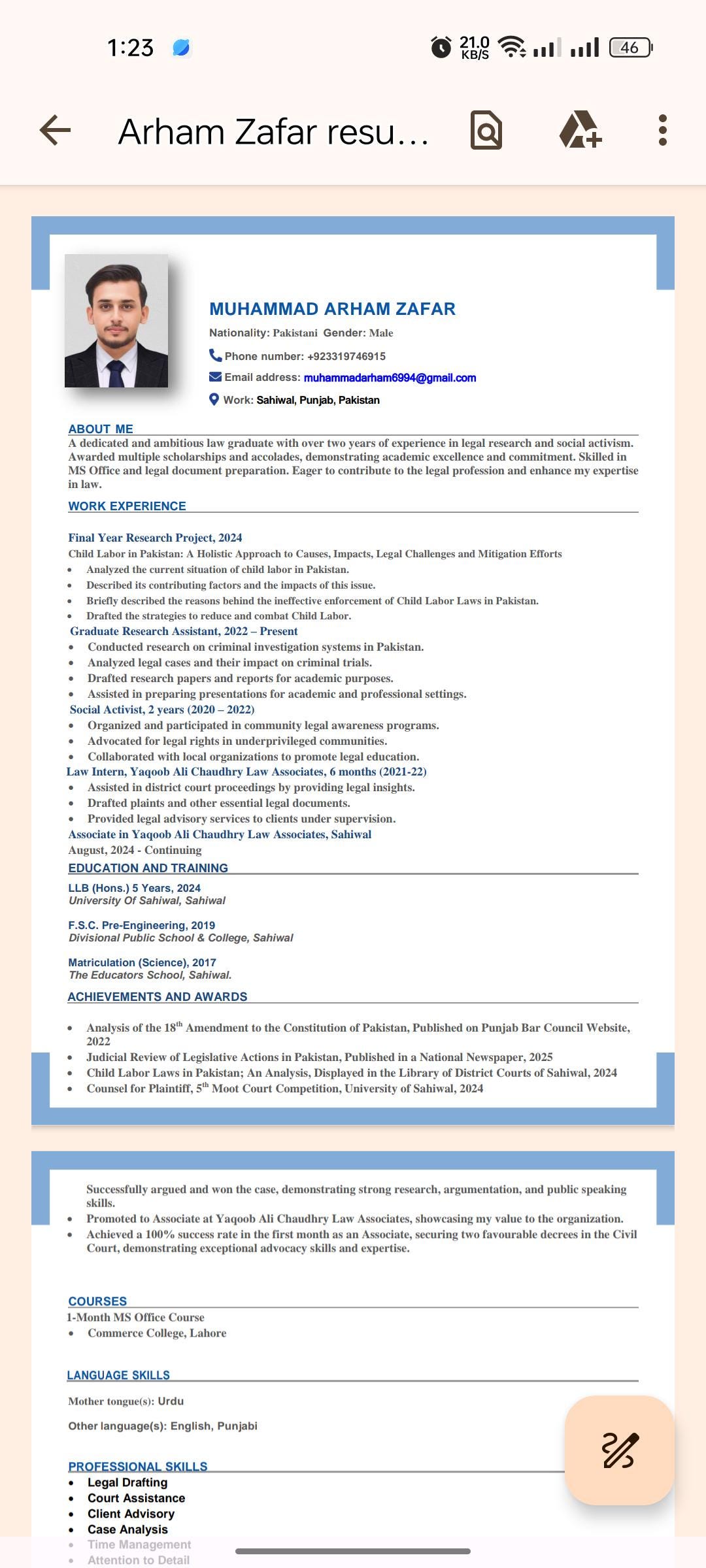 The Ultimate CV Template: Perfect for Job Seekers. Instant Download. - Etsy
