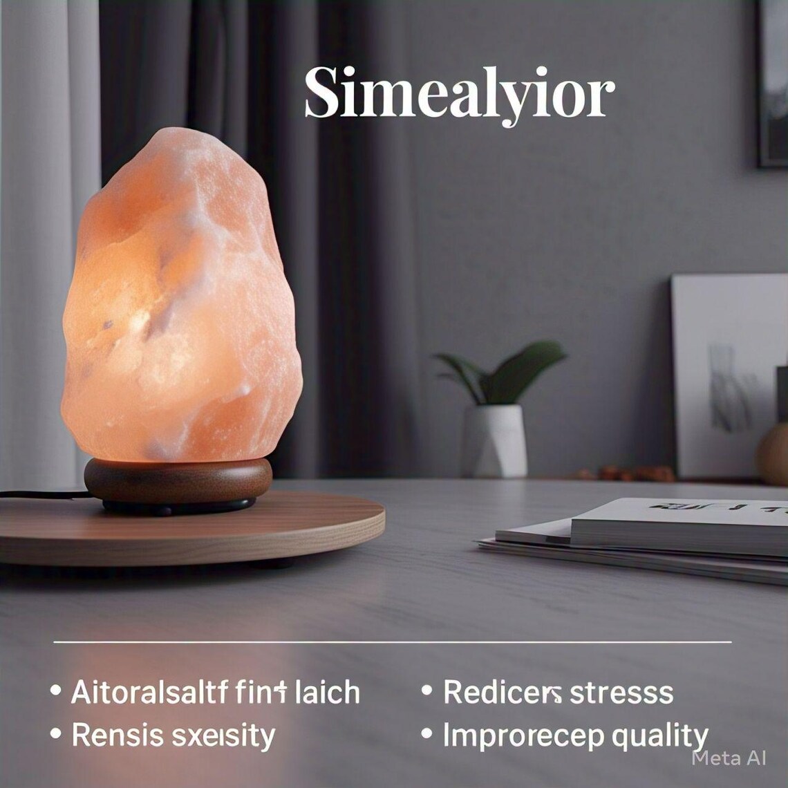 Himalayan Pink Salt Lamp,natural Air Purifier, Handcrafted Home Decor ...