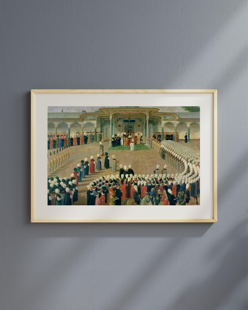 Ottoman Empire Art Print: Sultan Selim III, Topkapi Palace (digital ...