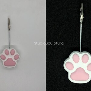 Cat Paw Note Holder | Unique Desk Accessory | Studying Room Object ...
