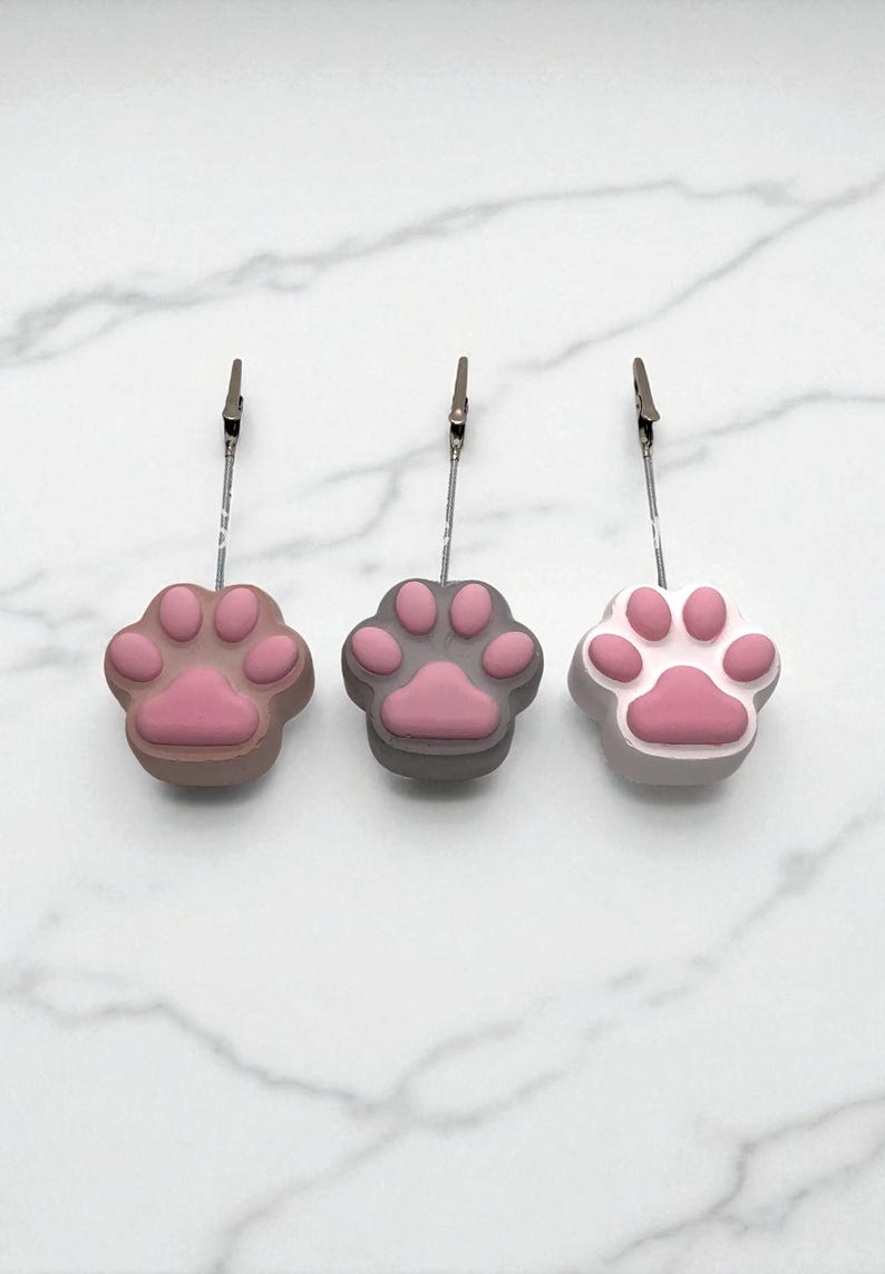 Cat Paw Note Holder: Desk Photo Clip, Cat Lover Gift - Etsy