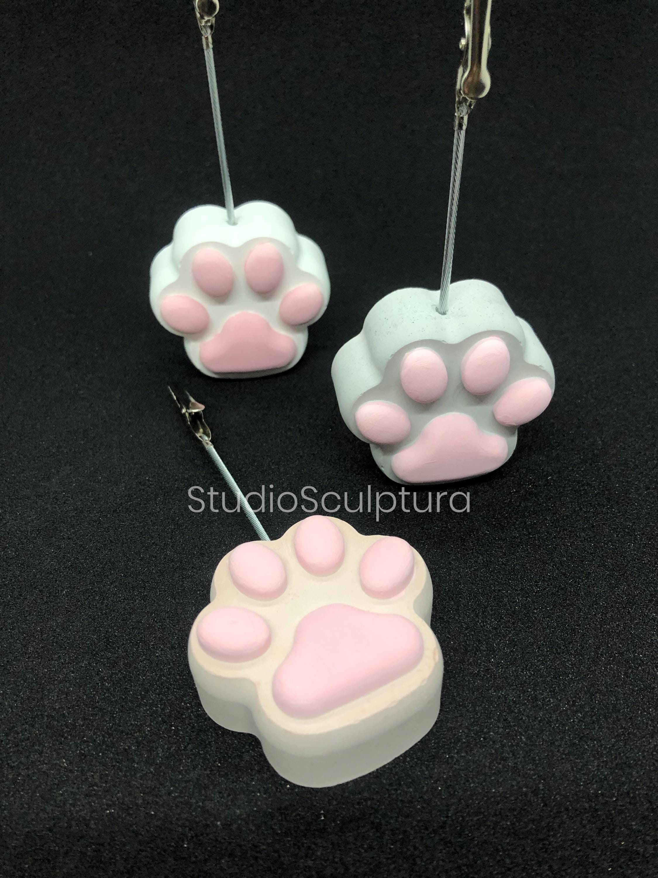 Cat Paw Note Holder | Unique Desk Accessory | Studying Room Object ...