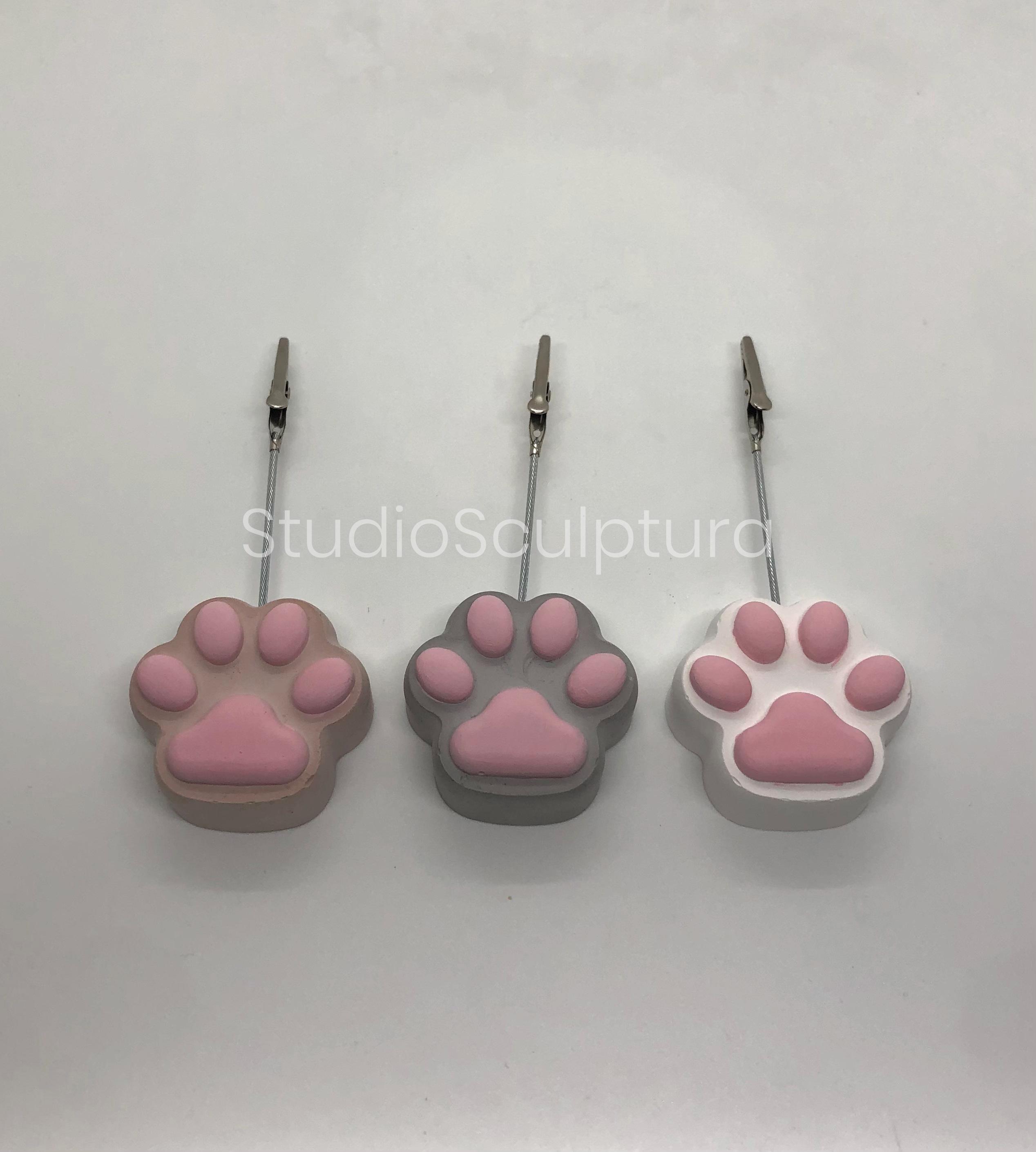 Cat Paw Note Holder | Unique Desk Accessory | Studying Room Object ...