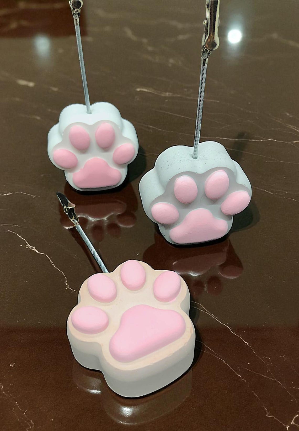 Cat Paw Note Holder: Desk Photo Clip, Cat Lover Gift - Etsy