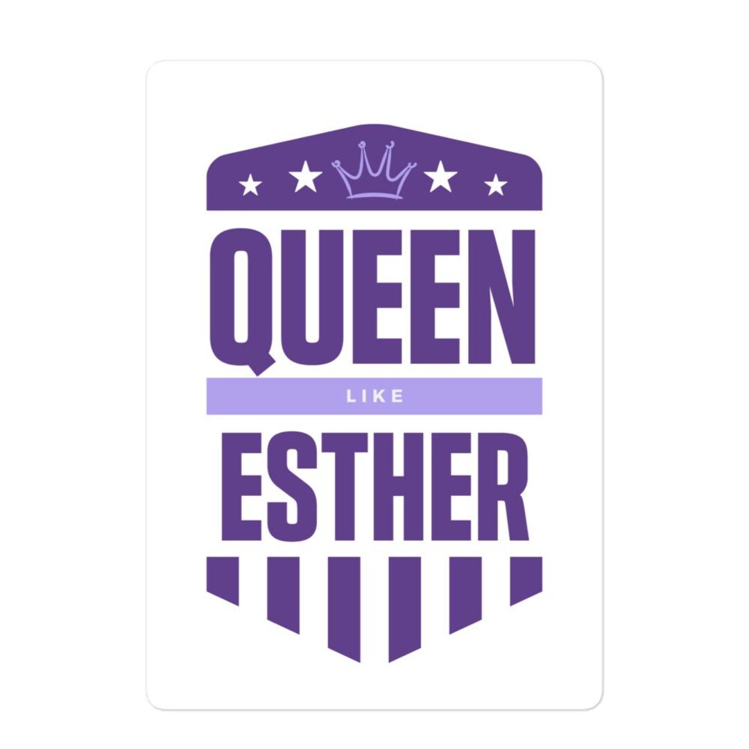 Queen Esther Sticker - Etsy