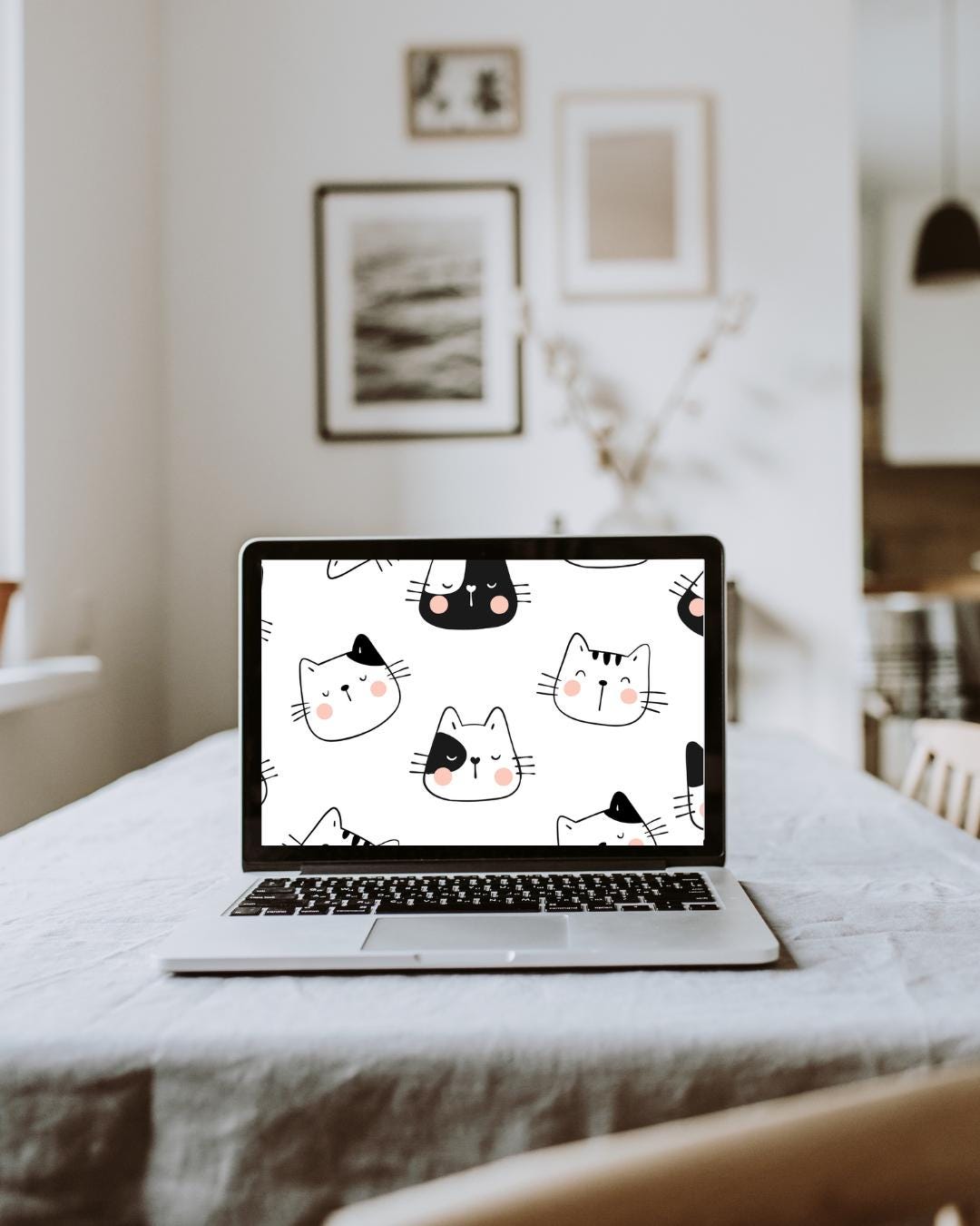 Cat Desktop Wallpaper Cute Cat Wallpaper Aesthetic Cat Background Funny ...