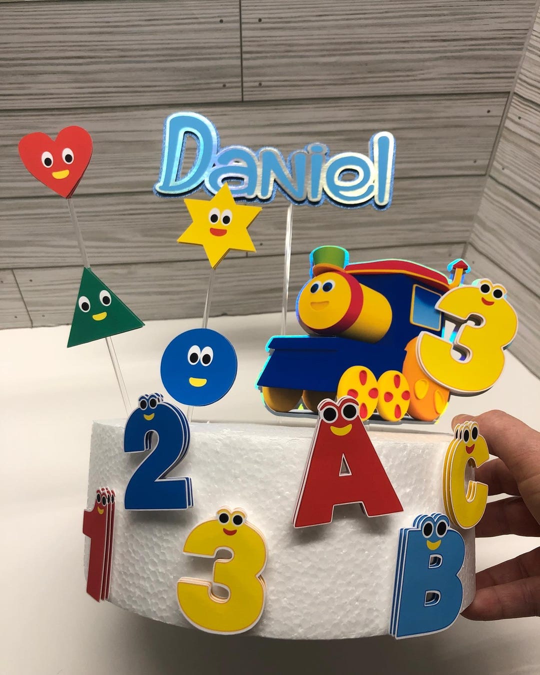 Bob the Train Cake Topper - Party / Cake Topper - Etsy