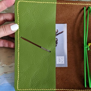 B6 Multi-colour Toffee With Buttermint Leather Cover With Inside ...