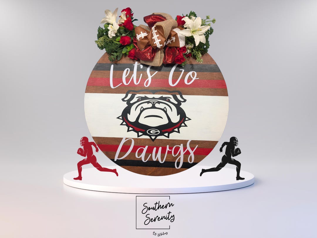 Go Dawgs Large Hanging Welcome Sign - Etsy