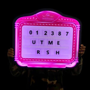 Custom LED Message Board Sign - Birthday Party Decor, Night Club VIP ...