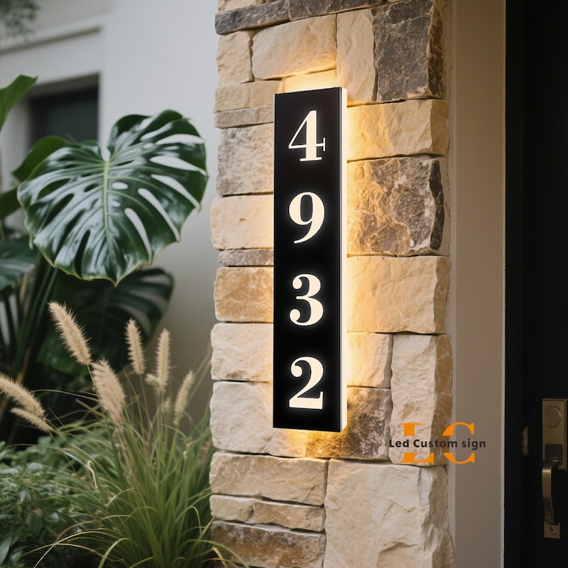 Led House Number - Etsy