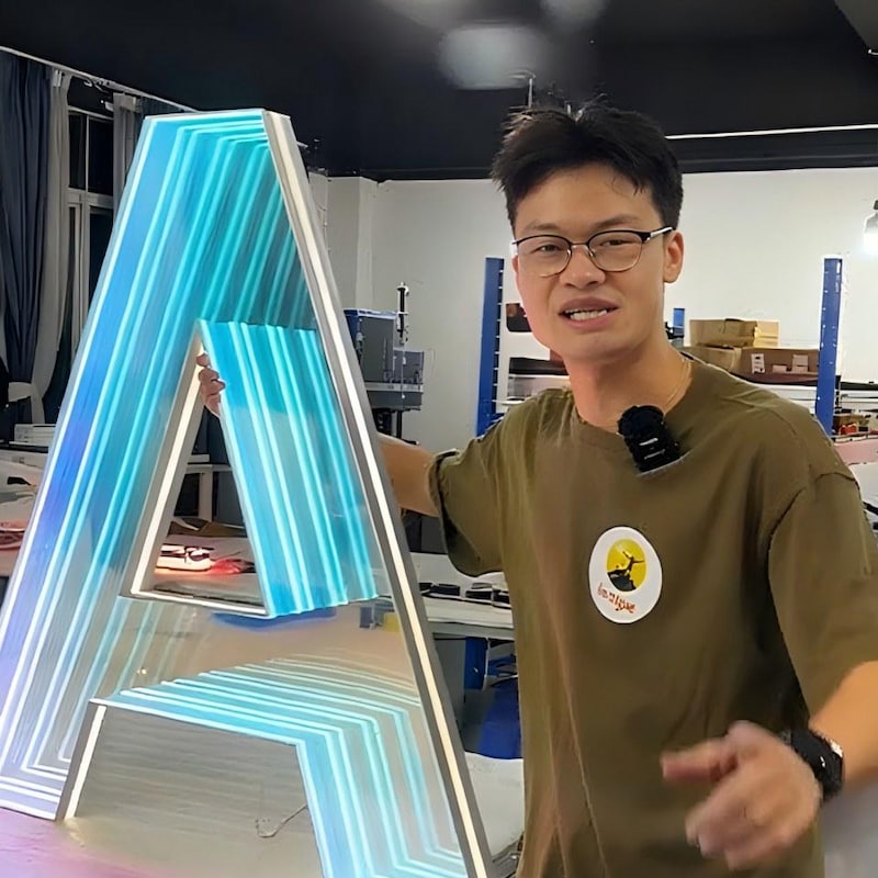 Led Mirror Letter - Etsy UK