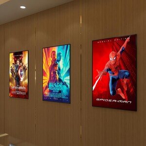 Personalized Ultra-thin LED Light Box, Custom Movie Poster Light Gift ...